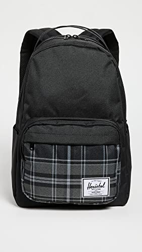 Herschel Supply Co. Women's Miller Backpack, Black/Grayscale Plaid, One Size