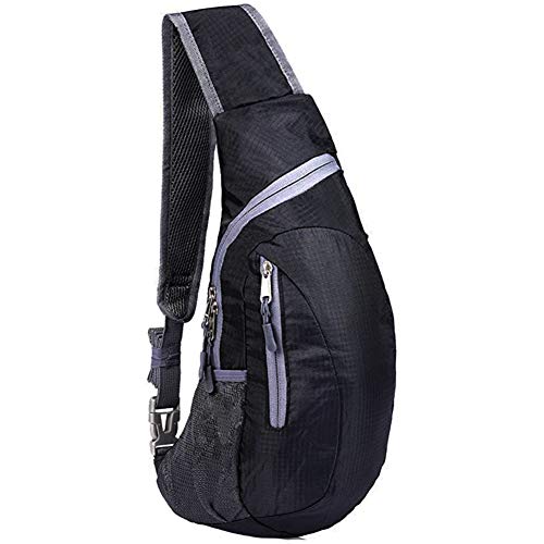 Peicees Sling Bags Men Women Shoulder Backpack Mini Chest Day Bag Kids Small Cross Body Pack