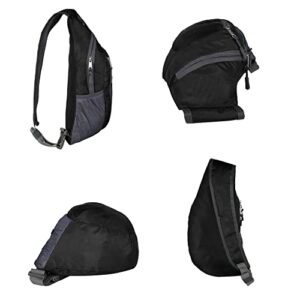 Peicees Sling Bags Men Women Shoulder Backpack Mini Chest Day Bag Kids Small Cross Body Pack