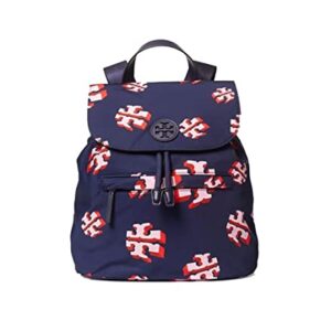 Tory Burch Women's Nylon Printed Flap Backpack