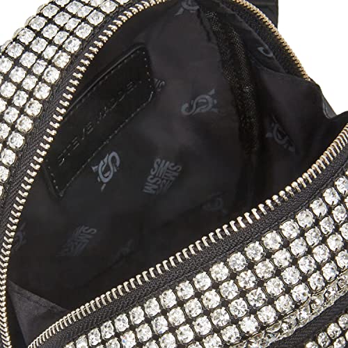 Steve Madden STIFFA Rhinestone Mini Backpack, Black