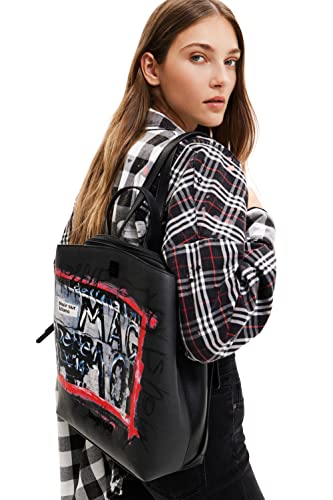 Desigual Women's Backpack, Black, One Size