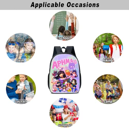 Nnitbuis Cartoon Backpack for Teen Lightweight Bookbag Gifts 17 Inch Cartoon Laptop Backpack 4