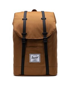 herschel retreat backpack, rubber