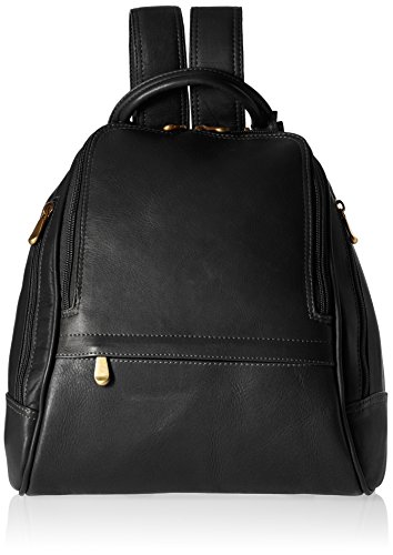 Royce Leather Women's Luxury Sling Backpack Handcrafted in Colombian Leather, Black, One Size