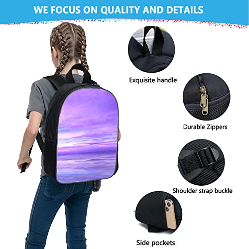 Fashion Backpack Set 17inch High Capacity Shoulders Bag Cool Design Casual Hiking Travel Daypack 2