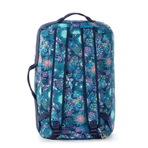 Sakroots Women's Go Travel Backpack in Eco-Twill, Royal Blue Seascape, One Size