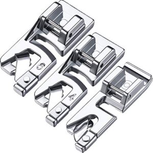 boao narrow rolled hem sewing machine presser foot set suitable for household multi-function sewing machines 3 mm, 4 mm and 6 mm (3)