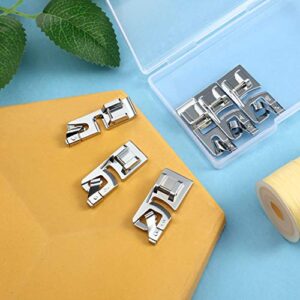 Boao Narrow Rolled Hem Sewing Machine Presser Foot Set Suitable for Household Multi-Function Sewing Machines 3 mm, 4 mm and 6 mm (3)