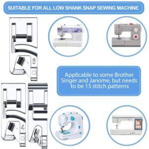 Boao Narrow Rolled Hem Sewing Machine Presser Foot Set Suitable for Household Multi-Function Sewing Machines 3 mm, 4 mm and 6 mm (3)