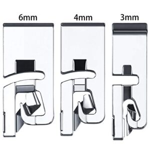 Boao Narrow Rolled Hem Sewing Machine Presser Foot Set Suitable for Household Multi-Function Sewing Machines 3 mm, 4 mm and 6 mm (3)