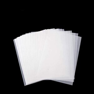 waybas 100 pcs tracing paper, a4 size artists tracing paper trace paper white translucent sketching tracing paper calligraphy architecture transfer paper for pencil ink markers (8.5 x 11.5 inch)