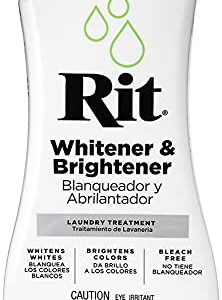 Rit Dye Laundry Treatment Whitener and Brightener, 8 fl oz