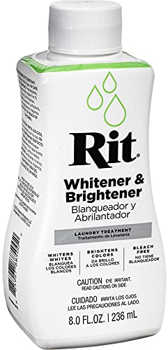 Rit Dye Laundry Treatment Whitener and Brightener, 8 fl oz