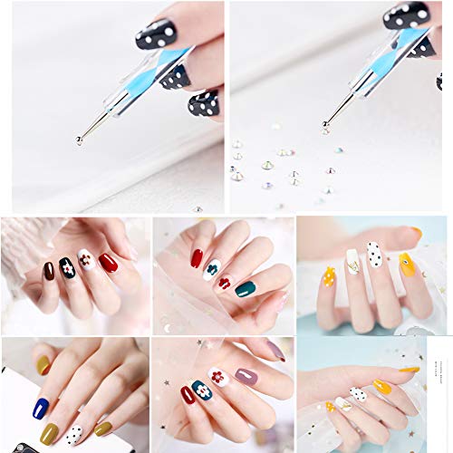 ABenkle 10Pcs Art Dotting Tools for Nail Art, Ball Tip Clay Tools Sculpting Pattern Tracing Stylus, Ball Embossing Stylu for Drawing,Painting Rocks Mandalas,Art Dot Tools