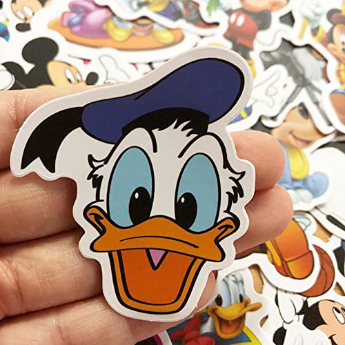 50Pcs Hot Disney Mickey Stickers for Water Bottle Cup Laptop Guitar Car Motorcycle Bike Skateboard Luggage Box Vinyl Waterproof Graffiti Patches JHSL