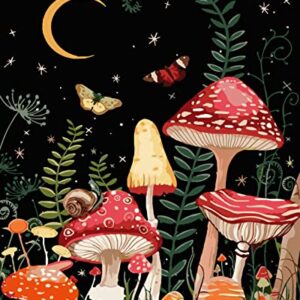 Paint by Number for Adults Beginner, DIY Painting by Numbers Kits for Adults Kids Paint Kits Canvas Gifts Arts Crafts for Home Decor Moon Mushroom Forest Butterfly 16x20 Inch