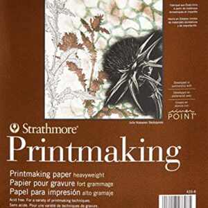 Strathmore Printmaking Paper Pad 8"X10"-20 Sheets -62433800