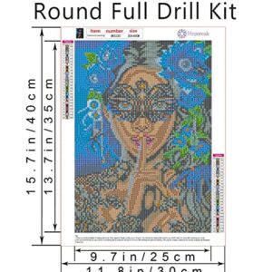 Hyporeak Diamond Painting Kits for Adults,Diamond Art Kit,5D Diamond Painting Kit Full Drill Round for Gift,Wall Decor,Relaxing(12x16)