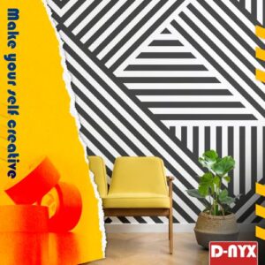 D-NYX 3 Pack Professional Painters Tape (2 inch x 60 Yards) Produces Sharp Lines | Blue Masking Tapes Residue-Free Multi-Surface Spray Paint Tape for Wall Renovation DIY Painting (180 Total Yd)