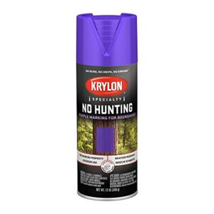 krylon k02510777 spray paint, 12 fl oz (pack of 1), no hunting purple, 12 ounce