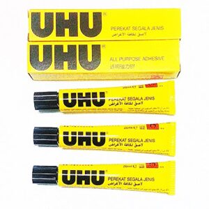 uhu glue diy all purpose adhesive 20 ml 3 tubes