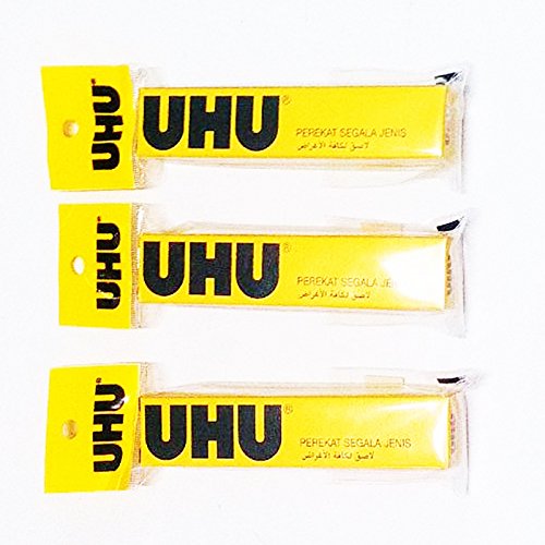 UHU Glue DIY All Purpose Adhesive 20 ml 3 Tubes