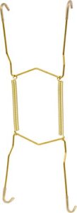 hillman 122052 plate hanger, 11 inch, brass