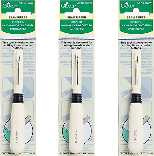 Clover 482/W Seam Ripper (3 Pack)