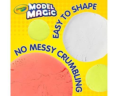 Crayola Model Magic, Modeling Clay Alternative, 15 Assorted Colors, 1 oz Packs, 30 Count