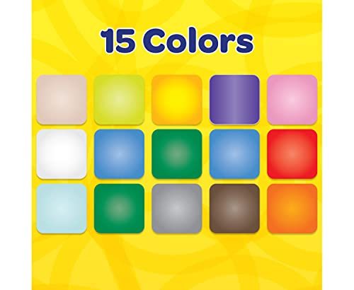 Crayola Model Magic, Modeling Clay Alternative, 15 Assorted Colors, 1 oz Packs, 30 Count