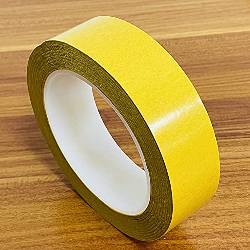 ANGKEEL Double Sided Tape with Acrylic Clear Adhesive 1Inch x 66 Feet Super Thin Strong Sticky Tape for Arts & Crafts, Photo, Paste Scrapbook, Woodworking, Fixed Carpet, Wall Decor, Anti Cat Scratch