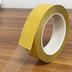 ANGKEEL Double Sided Tape with Acrylic Clear Adhesive 1Inch x 66 Feet Super Thin Strong Sticky Tape for Arts & Crafts, Photo, Paste Scrapbook, Woodworking, Fixed Carpet, Wall Decor, Anti Cat Scratch