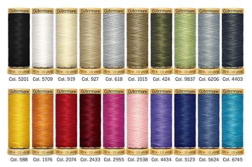 Gutermann Thread Set, Multi-Colour, 100 m