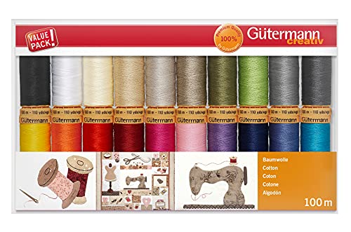 Gutermann Thread Set, Multi-Colour, 100 m