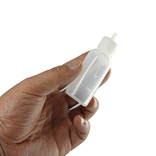 HaBeuniver 30Milliliter Precision Applicator Bottle with Blunt Tip Needle and Cap|14ga 16ga 18ga 20ga 22ga Blunt Needles|Oil Dropper Bottle, Glue Applications, Acrylic Painting, 8 Pcs