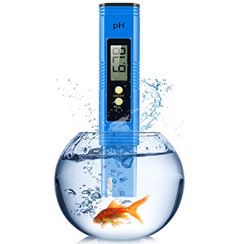 PH Meter, 0.01 High Accuracy Pocket Size with 0-14 PH Testing Range PH Tester, Digital PH Meter for Water, Water Meter for Hydroponics, Drinking, Pool