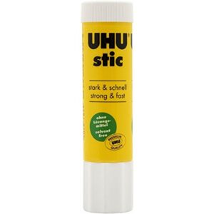 uhu stic – 0.29 oz / 8.2g clear glue stick – pack of 3