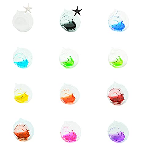 12 Colors Epoxy Resin Color Dye Colorant Liquid Epoxy Resin Pigment,10ml Each,Translucent