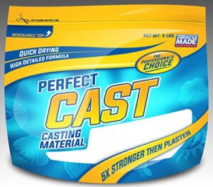 perfect cast cast & paint harder than plaster casting material – 4 pound