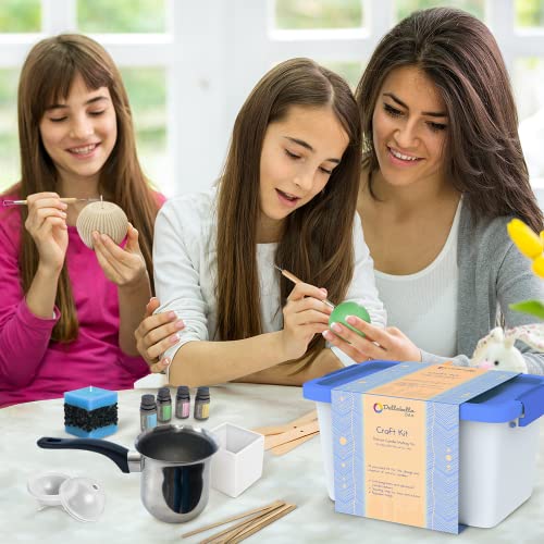 Diy Candle Making Kit for Adults | Make Your Own Candle Kit | Candle Maker Kit | 2 LB of Soy Candle Wax | Candle Making Kit for Kids | Best Candle Making Kits | Soy Wax Candle Making Kit for Beginners