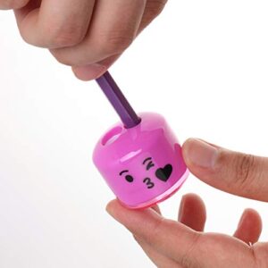 Mr. Pen- Pencil Sharpener, Smiley Sharpener 6 Pack, Pencil Sharpener Kids, Pencil Sharpener for Colored Pencils, Sharpener, Pencil Sharpeners, Pencil Sharpener Manual, Colored Pencil Sharpener