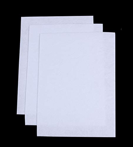 YYCRAFT Stiff Felt Sheets Thick Felt 9 Inch X 12 Inch - 15 Pcs Pack, White