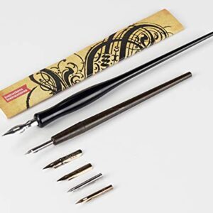 Speedball Sketching Pen Set - 2 Penholders w/ 6 Pen Tips