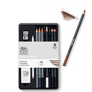 Winsor & Newton Studio Collection Artist Pencils, Sketching Pencils, Set of 10