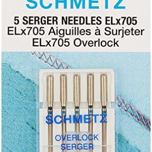 ELX705 Serger Needles -Size 14/90 5/Pkg (3 Pack)