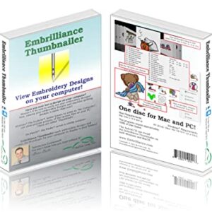 Embrilliance Thumbnailer, Embroidery Software for Mac & PC