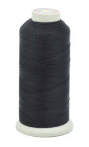 mandala crafts tex 70 bonded nylon thread for sewing – 1500 yds t70 heavy duty black nylon thread size 69 210 d upholstery thread for leather jeans weaving