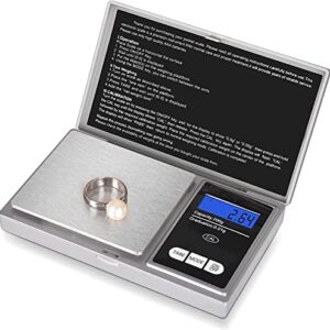 Diamond Tester Pen, High Accuracy Jewelry Diamond Tester＋200g/0.01g Mini Jewelry Scale＋60X Mini LED Magnifying, Professional Diamond Selector for Novice and Expert, Thermal Conductivity Meter