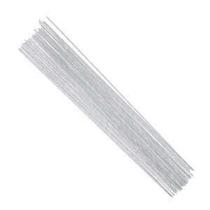 decora 18 gauge white floral stem wire 16 inch,50/package